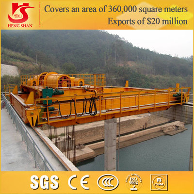 QPQ2*750KN Electric winch type gate hoist winch supplier