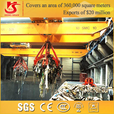 Double girder grab bucket crane manufacture gantry crane for sale supplier