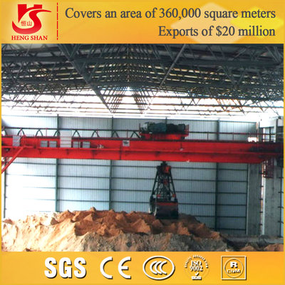 Double girder grab bucket crane manufacture gantry crane for sale supplier