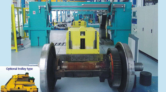 Hubei Heqiang Multi-functional Wheel Press machine, Automatic Wheelset Press, Railway shop maintenance equipment