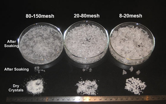 SAP super absorbent polymer potassium polyacrylate as water retainer agent for agriculture crops and plants