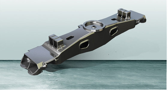 Railcar Bogie Type Mk V and Mk VII Railway Side Frame and Bolster for South Africa