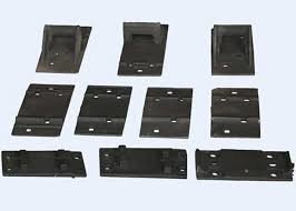 Rail Shoulder Single Shoulder Double Shoulder Steel Rail Tie Plate For Sleeper