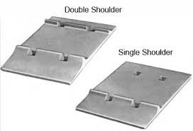 Rail Shoulder Single Shoulder Double Shoulder Steel Rail Tie Plate For Sleeper