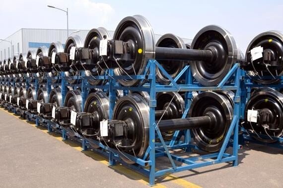 UIC GOST IRS JRS EN railway freight Y25 bogie wheelsets railway passenger coach wheelset railway rolling stock wheelset