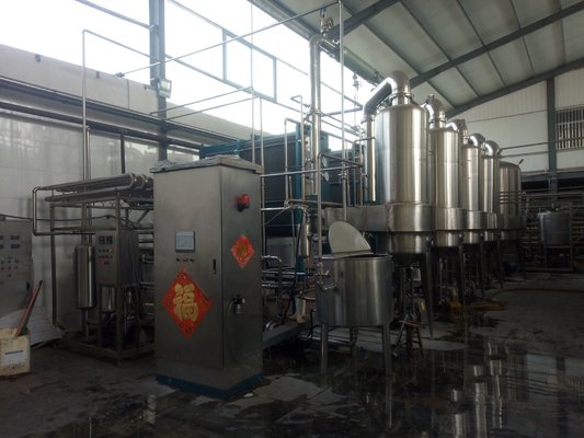 industrial evaporation efficient Multi effect evaporation device for concentration juice
