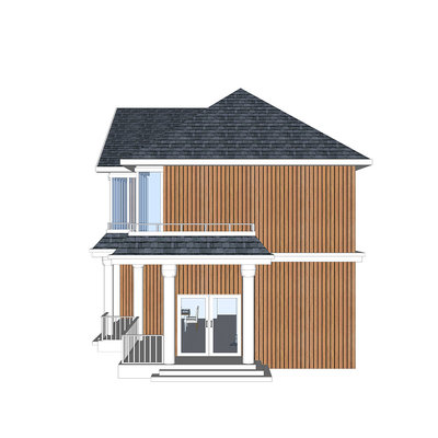 Luxury Villa - (Qb25) Steel Frame Sandwich Panel Pre Engineered Transportable Good Quality Light Building