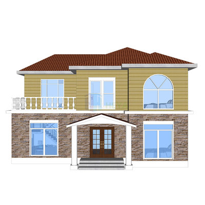 Luxury Villa - (QB20) Heya Steel Light Luxury Villa Design Building Steel Buildings Poland Project