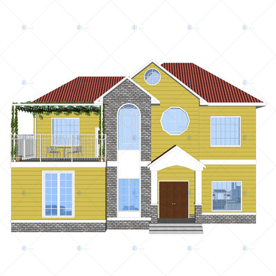 Luxury Villa - (QB12) 2019 New Design Steel Structure Prefab House With Kitchen And Bathroom