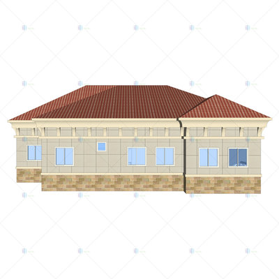 Luxury Villa - (QB11) 2019 New Price Prefab Homes Project Steel Structure Building Design With Garage