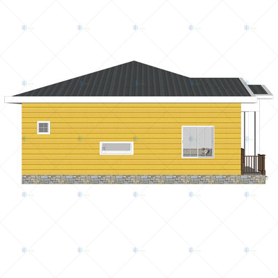 Luxury Villa - (QB05) 2019 New Price Steel Light Luxury Villa Design With Modular Kitchen