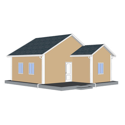 Heya-2S01 China 2 bedroom foamed cement house prefab home for child