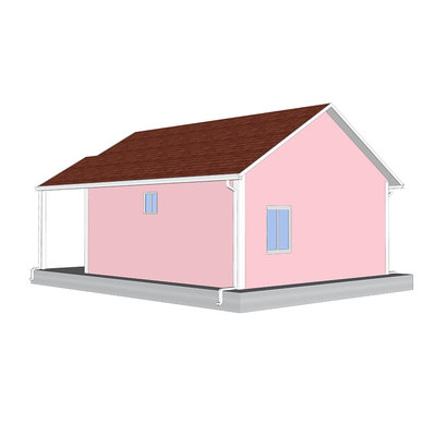 Heya-2S02 China 2 bedroom foamed cement house ready made prefab lodge manufacturer