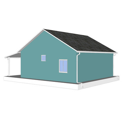 Heya-2S03 China 2 bedroom concrete foam house design and engineering for sale