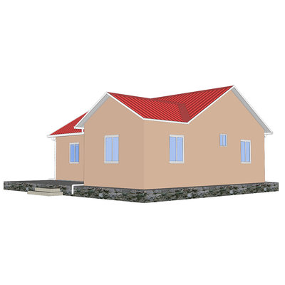 Heya-2S05 China 2 bedroom foamed cement house low price in Chile on sale