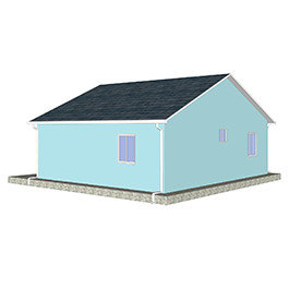Heya-2S04 China 2 bedroom foamed cement house fast building in south Africa