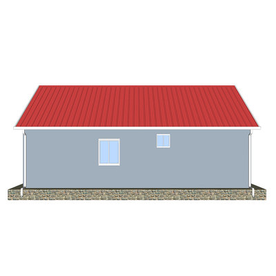 Heya-3S02 China 3 bedroom foamed cement easy build house design in South Africa
