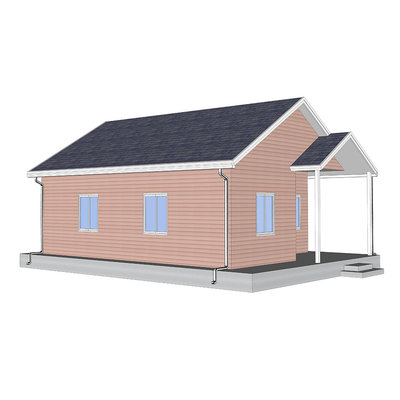 Heya-2Q02 China 2-room house light gauge prefabricated steel house for children prefabricated metal houses
