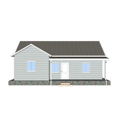 Heya-2Q06 China 2 room light gauge house easily constructed durable prefabricated house
