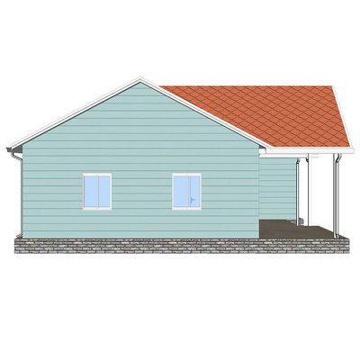 Heya-2Q09 2 Bed High Quality Personal House Use Pre-Fabricated House Light Prefabricated Plans Designs