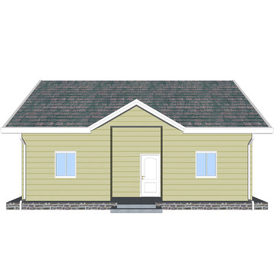 Heya-3Q01 China 3 room light gauge house luxury prefabricated house