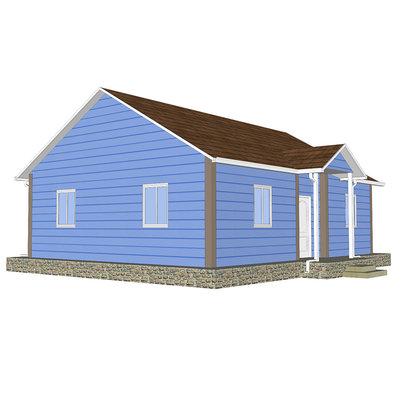 Heya-3B02-B China 3 room sandwich panel house prifabricated construction India price
