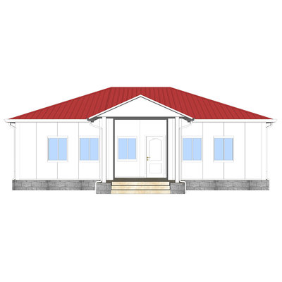 Heya-3B03-A China 3 room sandwich panel house best selling modern design