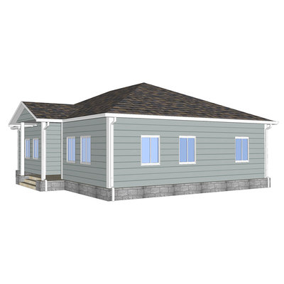 Heya-3B03-B Low-cost prefabricated 3-room sandwich house in China
