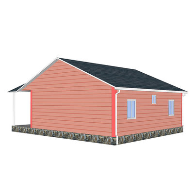 Heya-2B08-B Prefabricated House In Puerto Rico Prefab Sandwich Panel House Kits