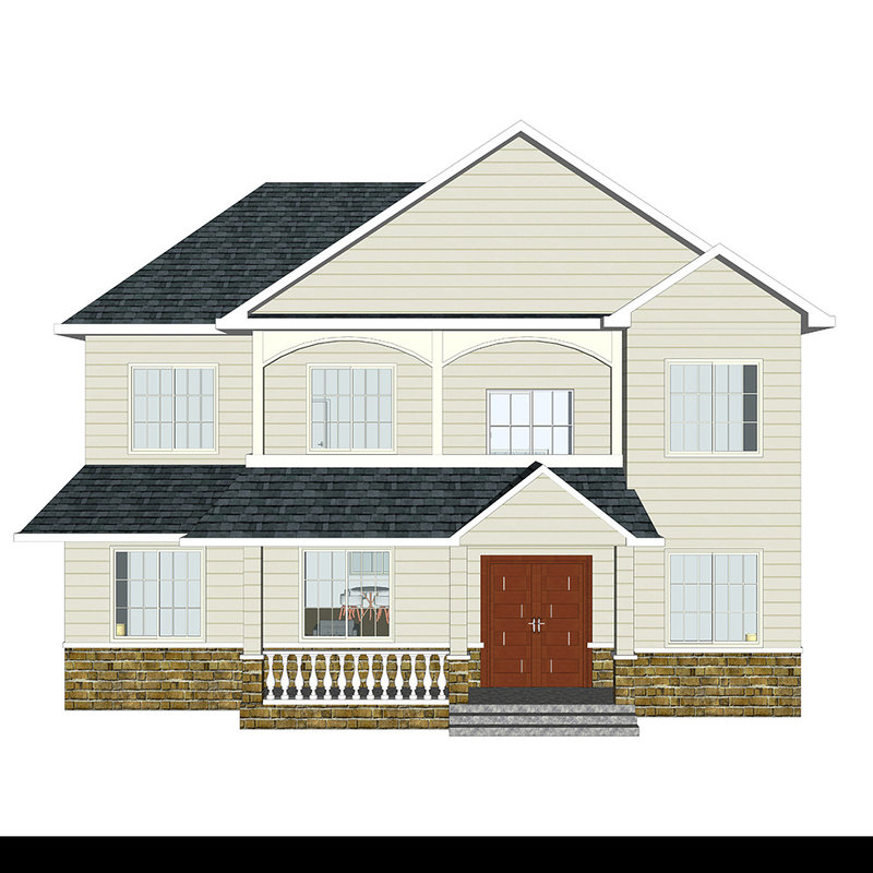 Luxury Villa - (Qb24) Standard Steel Villas Quick Assembly Steel Quality Services Luxury Steel Structure House Design