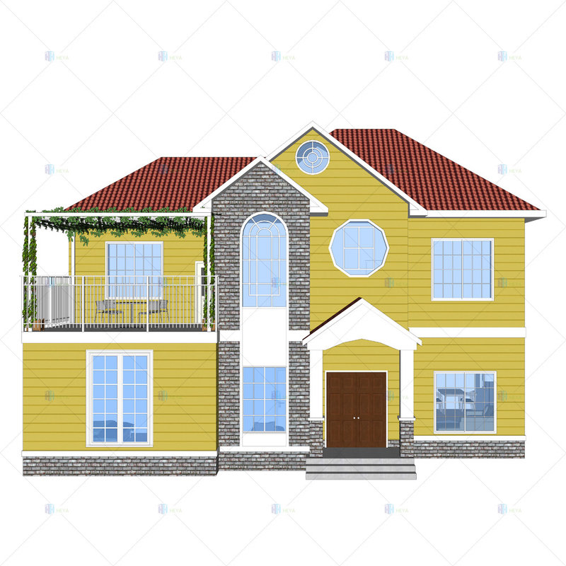 Luxury Villa - (QB12) 2019 New Design Steel Structure Prefab House With Kitchen And Bathroom