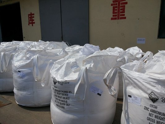 Zinc Ammonium Chloride,Industry Grade 45/55%; 55/45%; 75/25% Zinc Ammonium Chloride Shandong Factory supplier