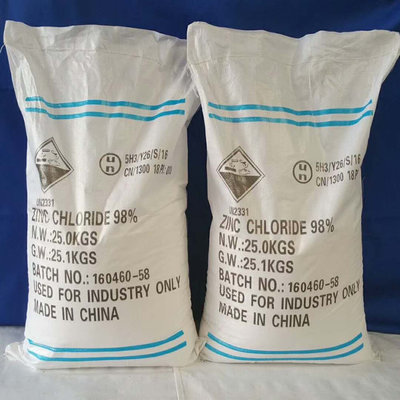 Dry Cell Battery grade Zinc Chloride 96% 98%/Export  Battery grade Zinc Chloride 98%96% supplier