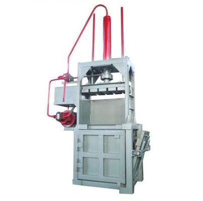 China Vertical Type Waste Paper Baler, Paper Bale Press Machine, Easy Operation Vertical Baler with single cylinder supplier