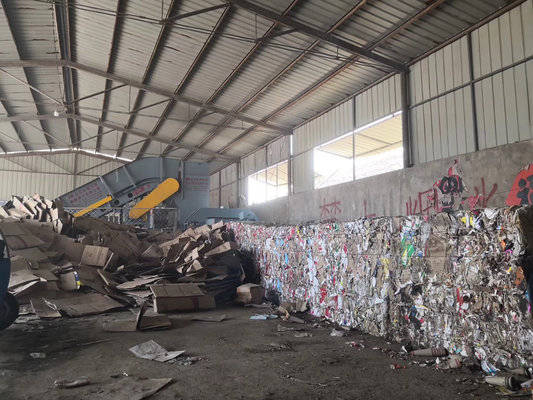 China 5~7t/h YDW200-III Full Automatic Waste Paper Baling Machine with Conveyor from HFBALER supplier