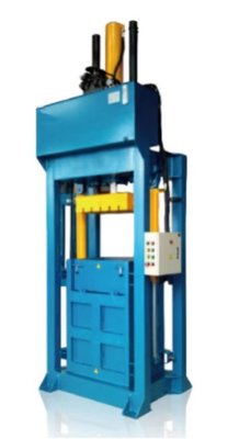 Vertical Type Waste Paper Baler, Paper Bale Press Machine, Easy Operation Vertical Baler with single cylinder supplier
