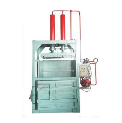 Vertical Type Waste Paper Baler, Paper Bale Press Machine, Easy Operation Vertical Baler with single cylinder supplier