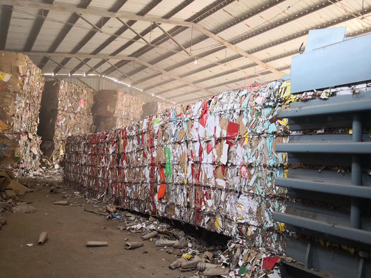 15~20t/h YDW200 Full Automatic Waste Paper Baling Machine with Conveyor from HFBALER supplier