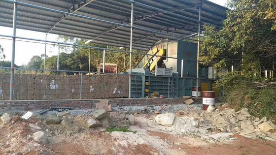 YDW150-II Full Automatic Horizontal Waste Paper Baler Machine with Conveyor from HFBALER supplier