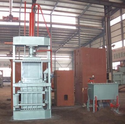 Manual Operate Vertical Type Waste Cotton Baler Machine from HFBALER supplier