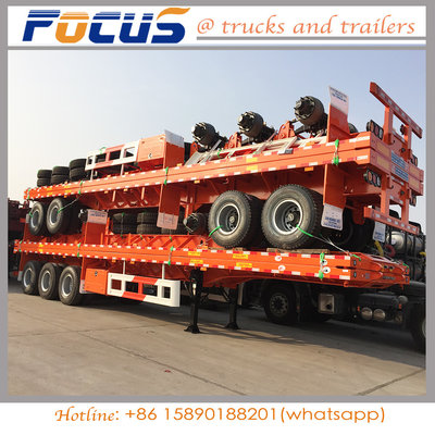 40FT Container Skeleton Skeletal Truck Tractor Semi Trailer with 2 / 3 axles