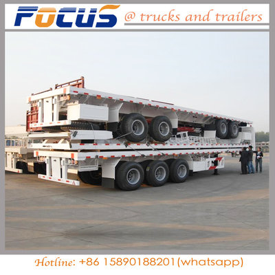40FT Container Skeleton Skeletal Truck Tractor Semi Trailer with 2 / 3 axles