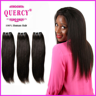 Top Quality 8a grade Peruvian  Virgin Remy Straight Human Hair weave