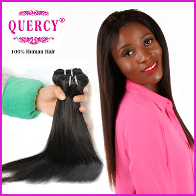 Top Quality 8a grade Peruvian  Virgin Remy Straight Human Hair weave