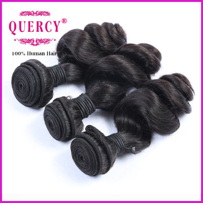 Soft Human Hair Loose Wave 100% Unprocessed Virgin Indian Hair Weaving