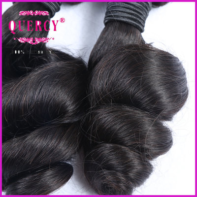 Soft Human Hair Loose Wave 100% Unprocessed Virgin Indian Hair Weaving