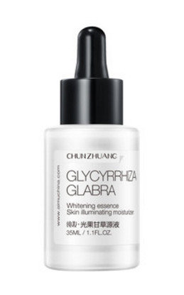 Effectively Glycyrrihiza Glabra whitening seence with hexapeptide for skin  brightening  suit for all skin