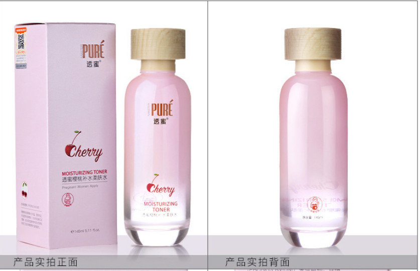 Hot selling Cherry moisturizing and skin tender toner for both man and woman