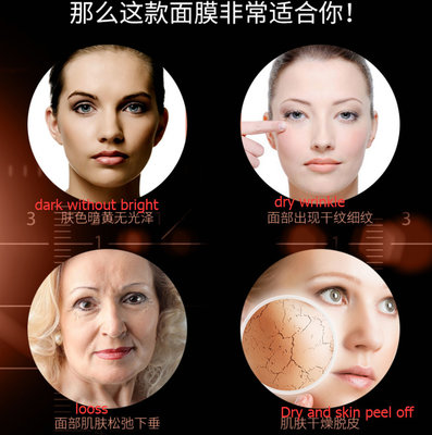 HOT SELLING Hydrating  Nourishing and Wrinkle eliminating  Silk Facial Mask for all Skin