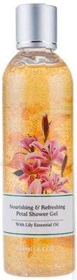 OEM Nourishing and refreshing Lily petal shower gel